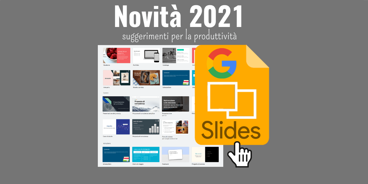 Creare incredibili presentazioni con Google Slides 2021 | Workspace App